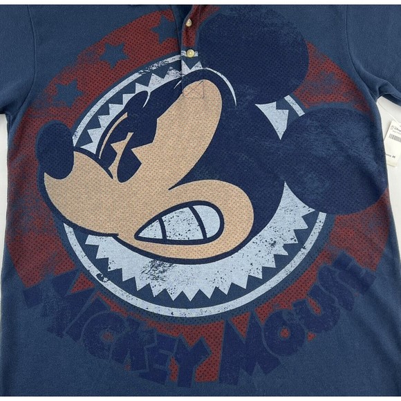 Disney | Shirts | New Disney Store Mad Mickey Mouse Golf Polo Shirt ...